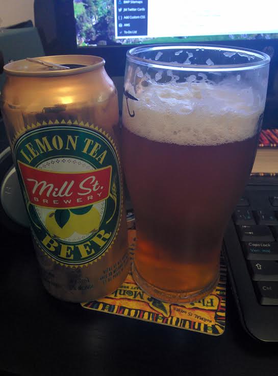 Lemon Tea Beer by Mill St. Brewery, a Review - Toronto Booze Hound